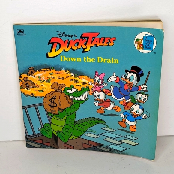 Vintage | Other | Disneys Duck Tales Down The Drain Book 99 | Poshmark